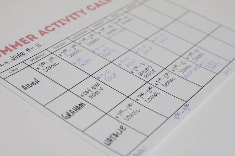 Summer Activity Calendar Printable - Simply Organized