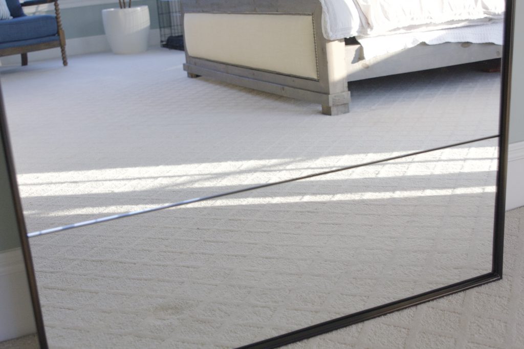 At Home: Master Bedroom Floor Mirror - Simply Organized