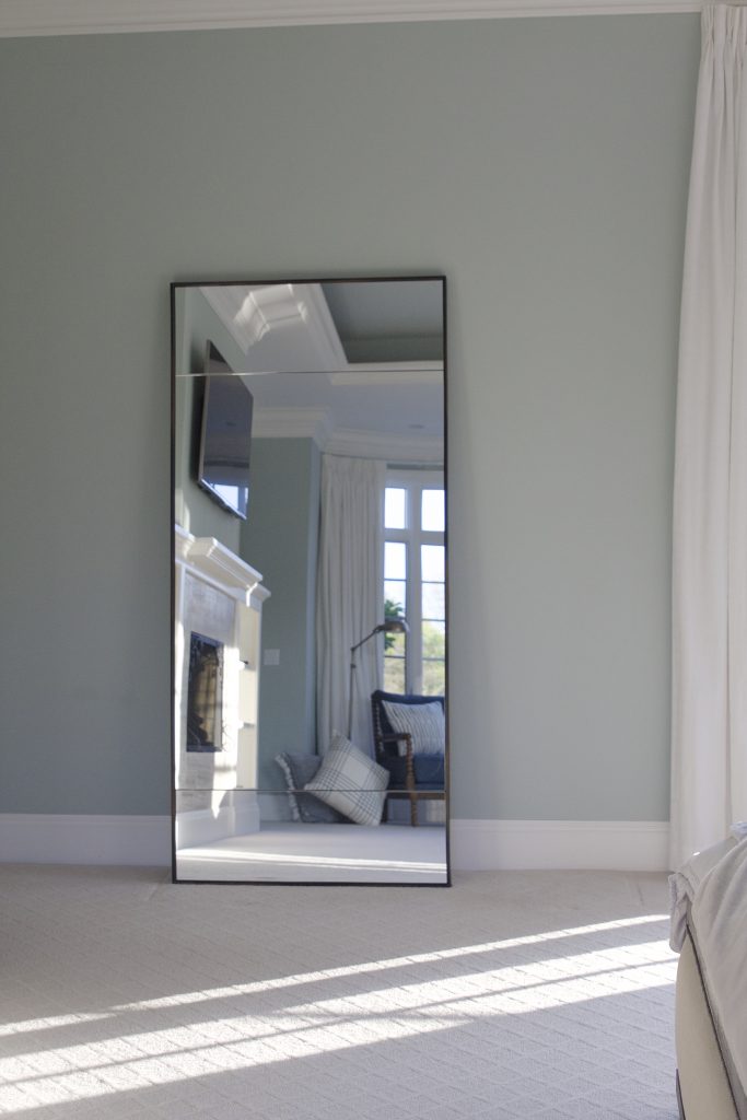 At Home: Master Bedroom Floor Mirror - Simply Organized