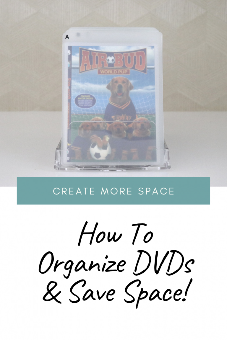 How To Organize & Streamline DVDs - Simply Organized