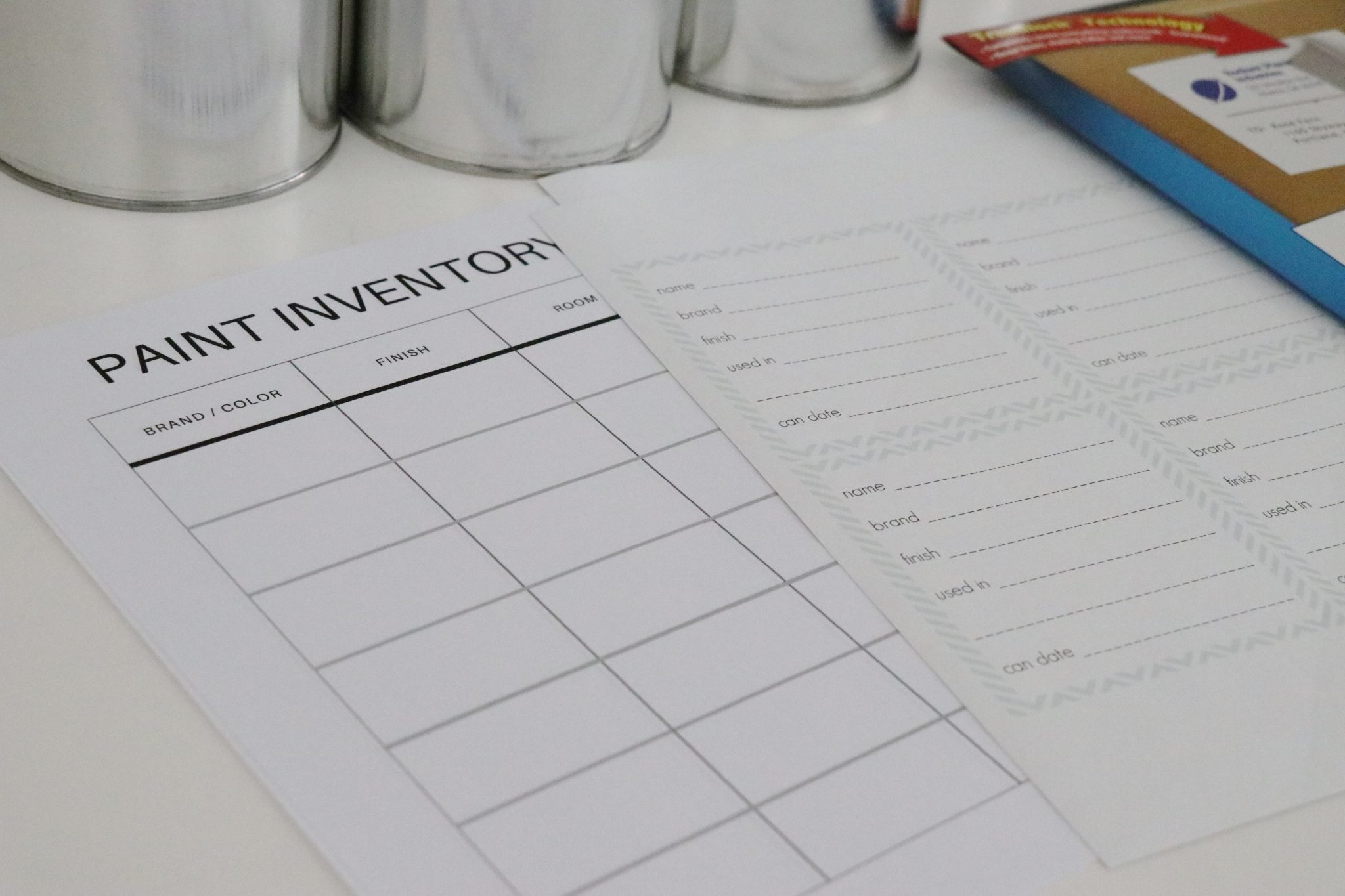 How To Organize Paint + Free Labels - Simply Organized