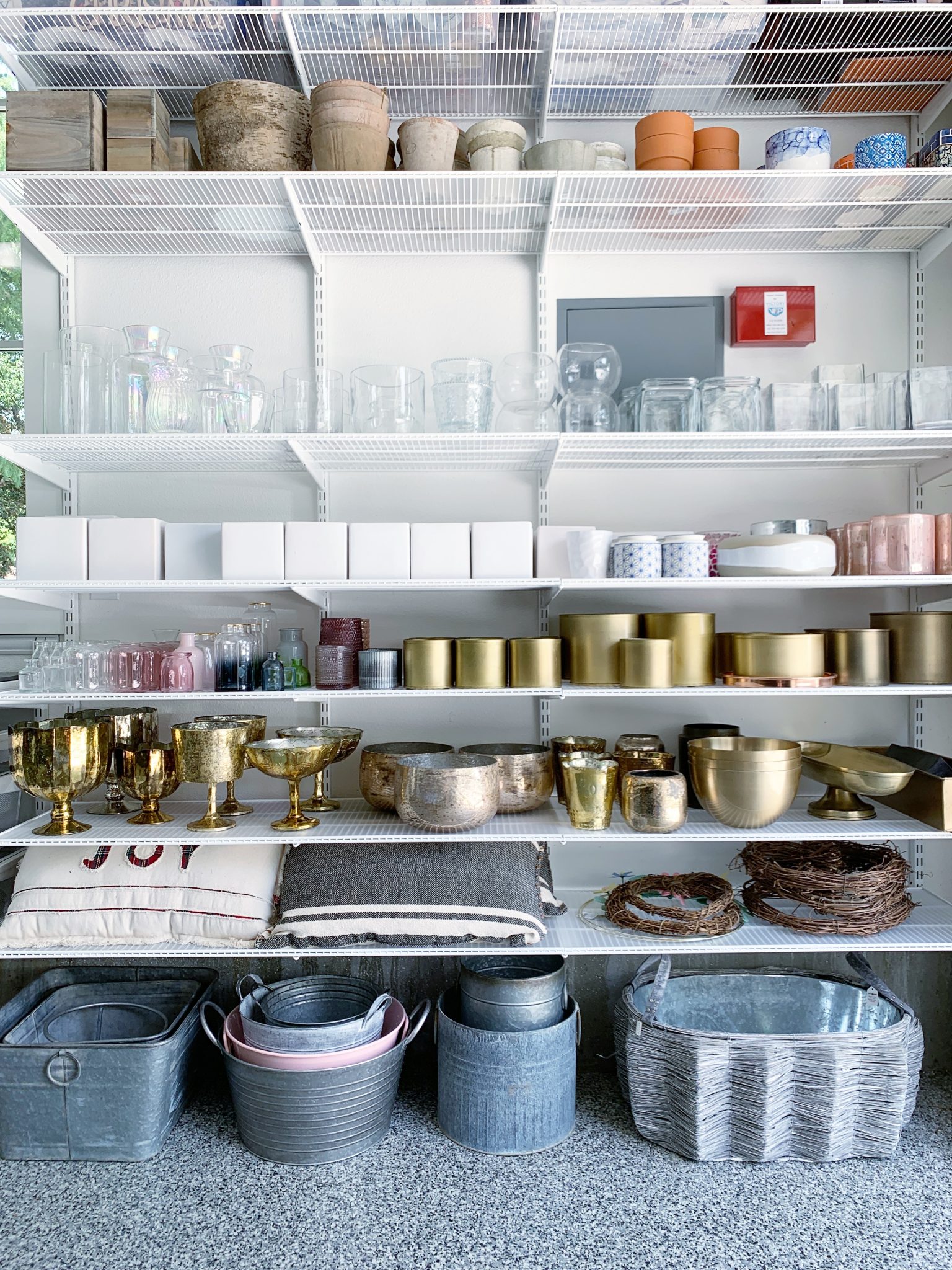 The Ultimate Garage Workspace for a Florist - Simply Organized