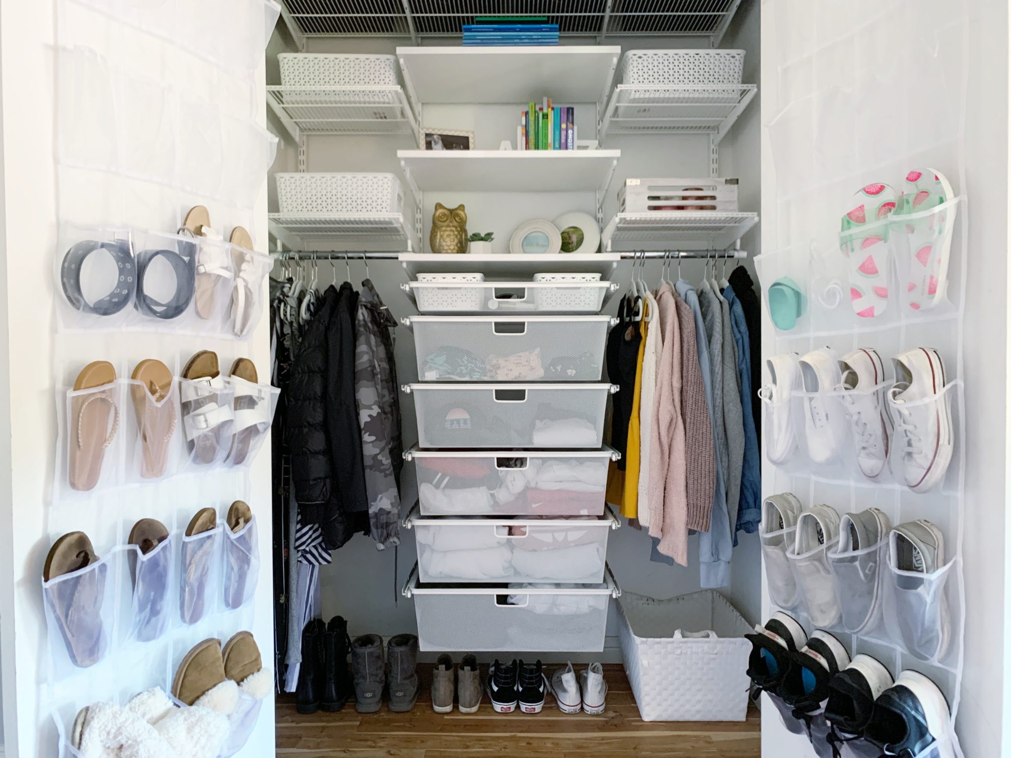 Simply Done: Redesigned Elfa Closet - Simply Organized
