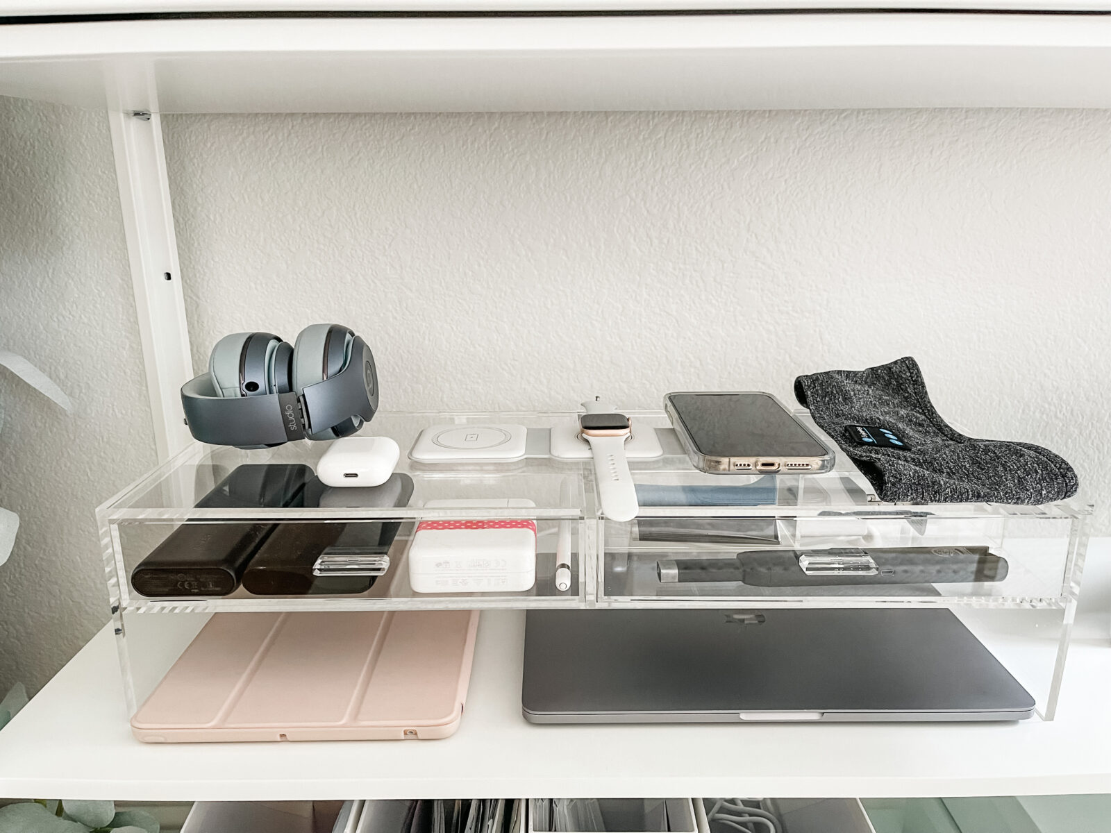 Beautifully Organized Charging Center - Simply Organized