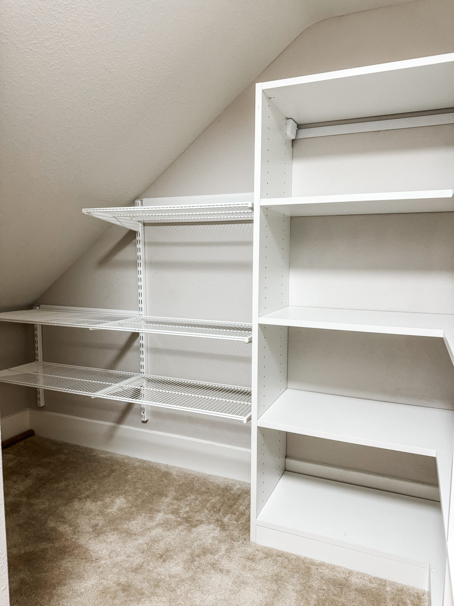Add Storage In An Under Stairs Closet - Simply Organized